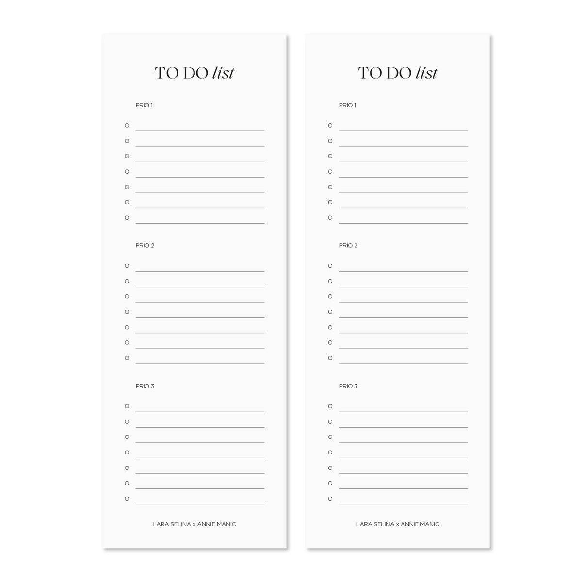 TO DO BLOCK | 2 Stk. – Annie Manic